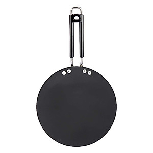 Vinod 220cm Black Pearl Concave Hard Anodized Tawa, 8.5-Inch