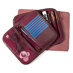 ZUOYOUZ Wallet Women Genuine Leather RFID Blocking Credit Card Holder Bifold Clutch Wallets for Women