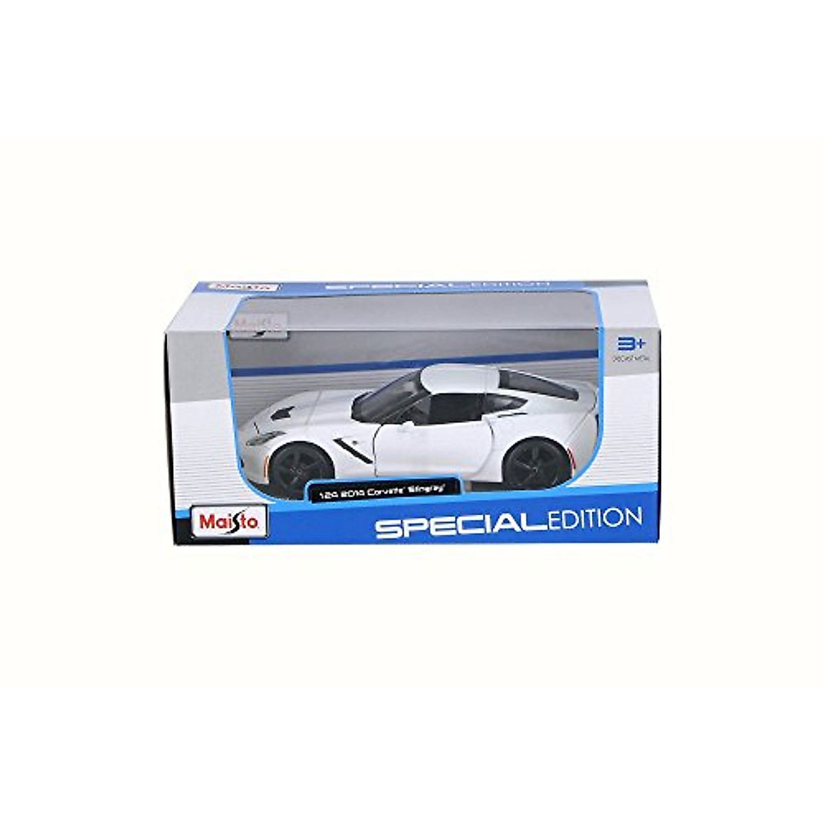 Maisto 2014 Chevy Corvette Stingray Coupe, White 31505-1/24 Scale Diecast Model Toy Car