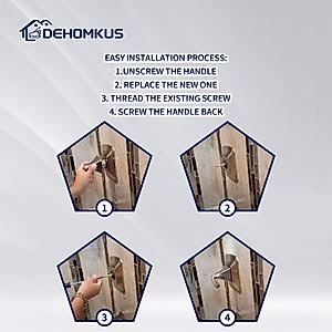 DEHOMKUS 2Pcs Stem Adapter Replacement for 970-0770 Plumbing Equipment - Compatible with Pfister Bath Faucet - Shower Handle Stem Extension Tub and Faucet Accessories Valve Extender Trim Repair