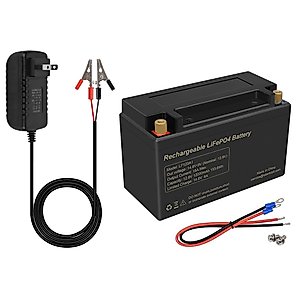 Talentcell 12V LiFePO4 Battery Pack LF120A1, Deep Cycle Rechargeable 153.6Wh 12.8V 12Ah Lithium Iron Phosphate Batteries