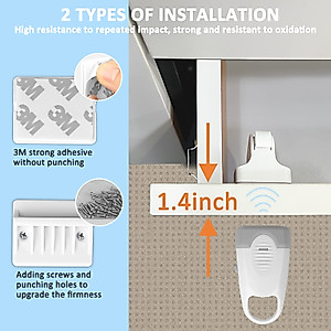 Baby Proofing (20 Locks and 2 Keys) -Child Magnetic Cabinet Locks with Lighting Function, Fit Most Cabinets and Drawers