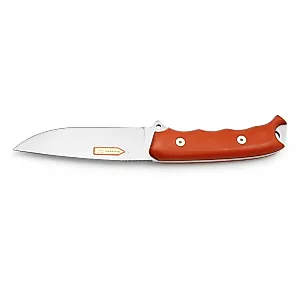 PUMA IP Dexter Orange II Micarta Spanish Made Hunting Knife with Leather Sheath