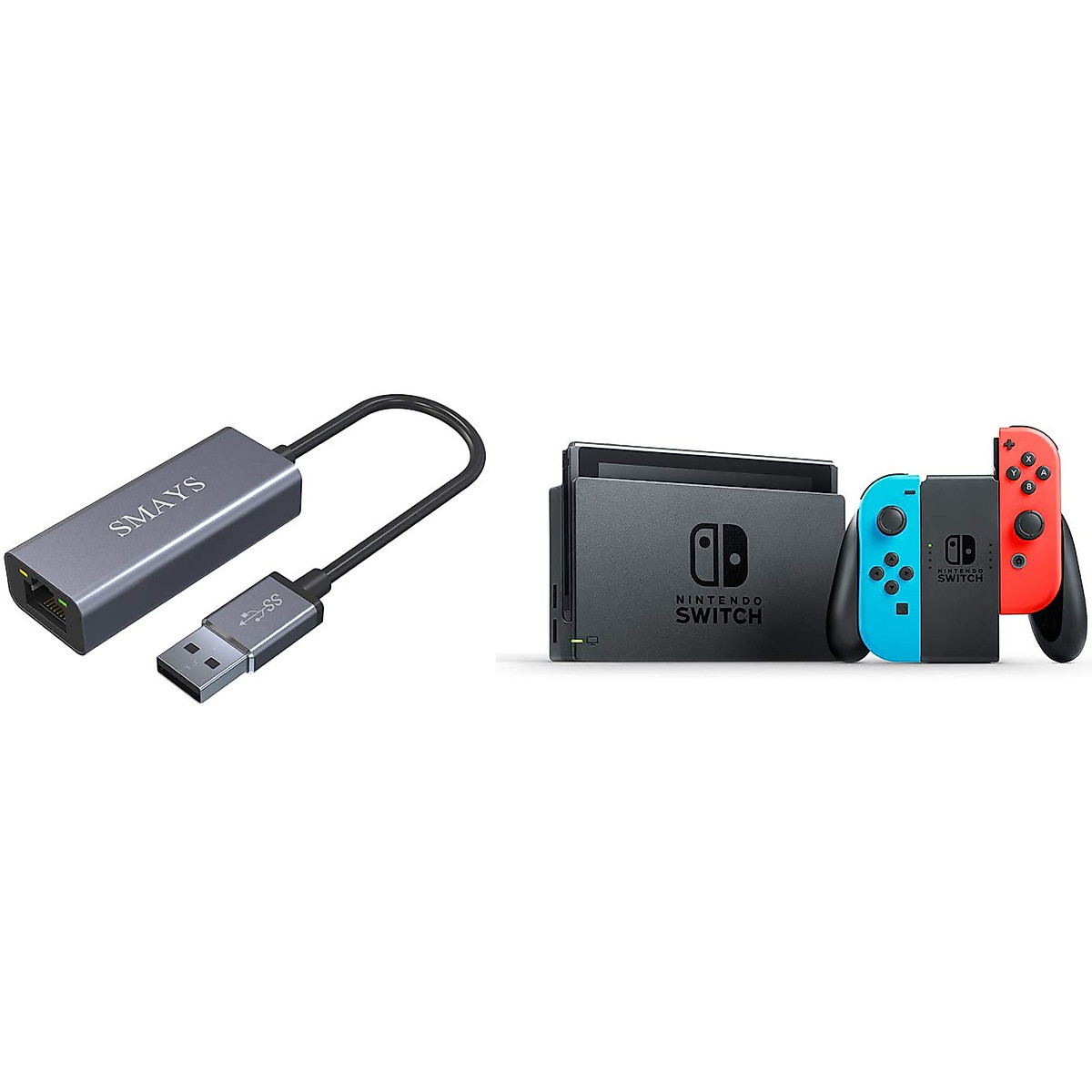 Ethernet USB LAN Adapter fits Nintendo Switch
