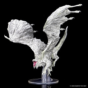 WizKids D&D Icons of The Realms: Adult White Dragon Premium Figure
