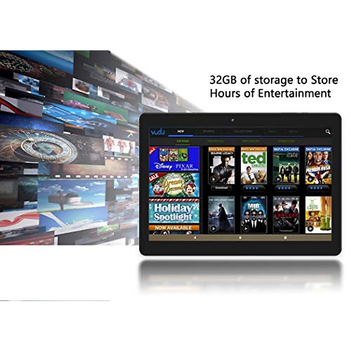 Azpen 10.1" inch Android 11 OS Tablet, IPS HD Display 2GB RAM 32GB Storage Color (Black)