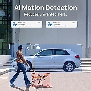 Starlight 4MP IP Camera PoE 2.8mm, Outdoor Turret Security Camera with Built-in Mic, Human/Vehicle Detection,IR 164fts Night Vision, IP67 Weatherproof, CCTV Surveillance System,SD Card Slot（256GB）