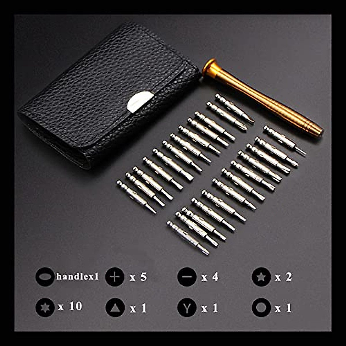 DJI Repair Screwdrivers Tool Set for DJI Mavic 2/2S Phantom 3 4/4 Pro Mavic 2/3 Mini 2/SE/Mini 3 /Mini 3 Pro Spark Avata Drone and Other Electronics Devices Universal Screwdriver 25 In 1