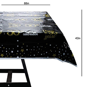 102-Piece 30th-Birthday Party Supplies Set With 30th Birthday Plates and Napkins, Cups, Banner, and Tablecloth, Serves 25. 30th birthday decorations for Men and Women