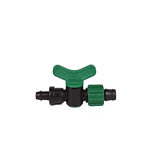 5/8" Drip Tape Loc Fittings - Irrigation - Large On/Off Valve- Gardening - QTY 10 by Growers Solution