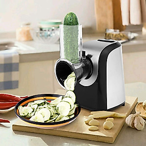 Electric Vegetable Graters Professional Salad Maker, Electric Slicer Shredder Graters for Kitchen, Gratersr/Chopper/Salad/Shooter, Electric Salad Machine for Vegetables Carrot Cheese