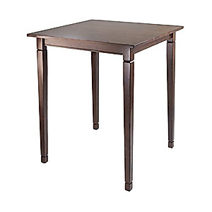 Winsome Kingsgate, 33.86" W x 33.86" D x 38.9" H, Walnut