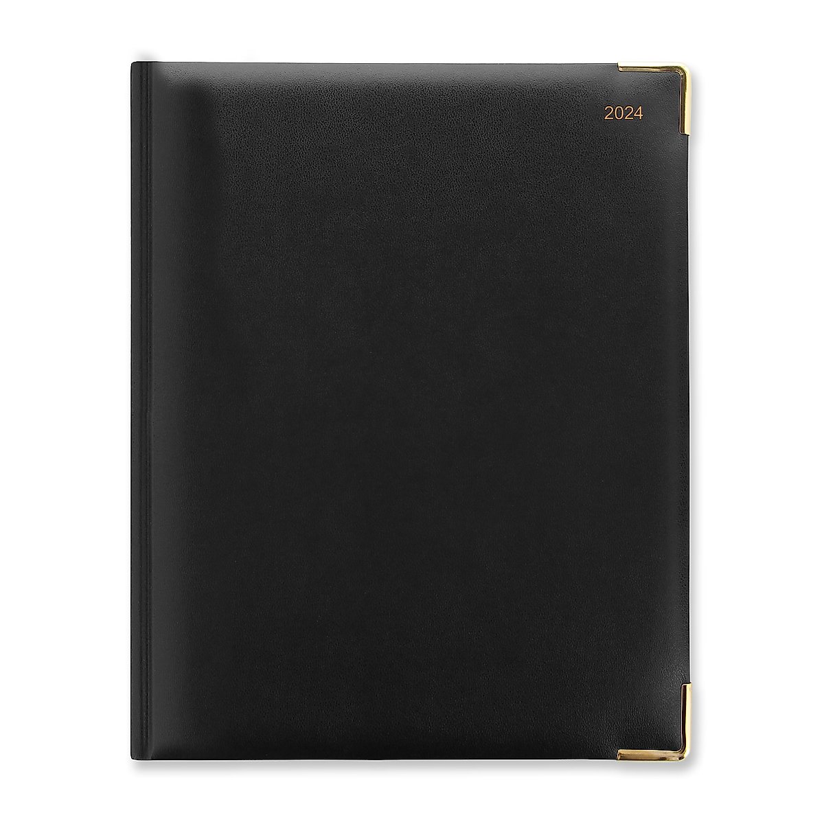 Letts Classic Quarto 2024 vertical week to view with appointments diary - black