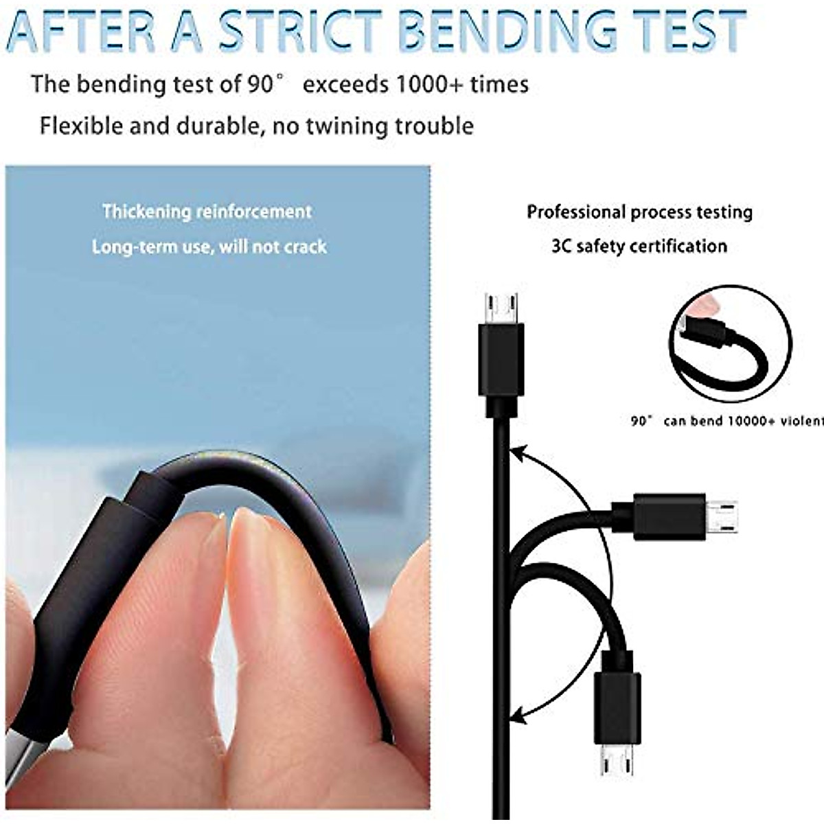 USB Mirco Charger Charging Cable Cord Compatible for Bushnell Wingman GPS Speaker, Bushnell Neo Ghost/Phantom, Lzzo Swami 6000 Golf GPS, Foretrex 601, Golf Buddy Voice/Voice 2 Voicex VT3 VS4 Golf GPS