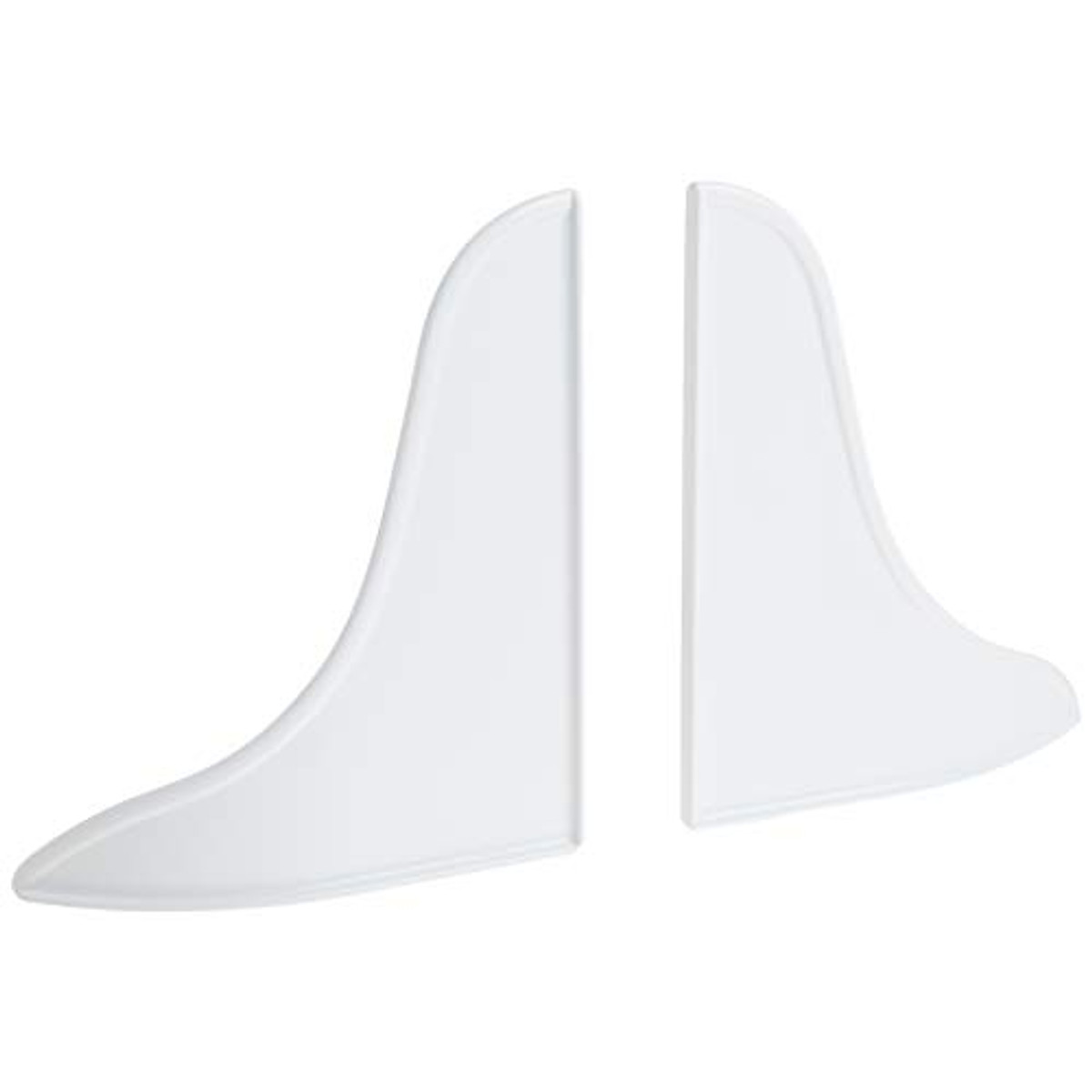 Prime-Line M 6086 Bath Tub Splash Guard, 9 in. x 10-3/4 in., Plastic, White