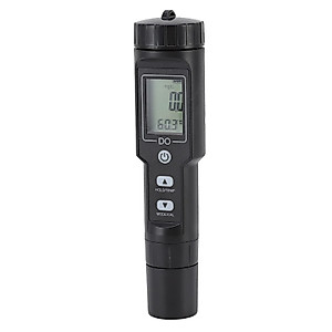 Fdit Digital Dissolved Oxygen Meter Detachable Probe Digital Screen Display Dissolved Oxygen Sensor Dissolved Oxygen Sensor for Aquarium Experiment Research (Without Backlit)