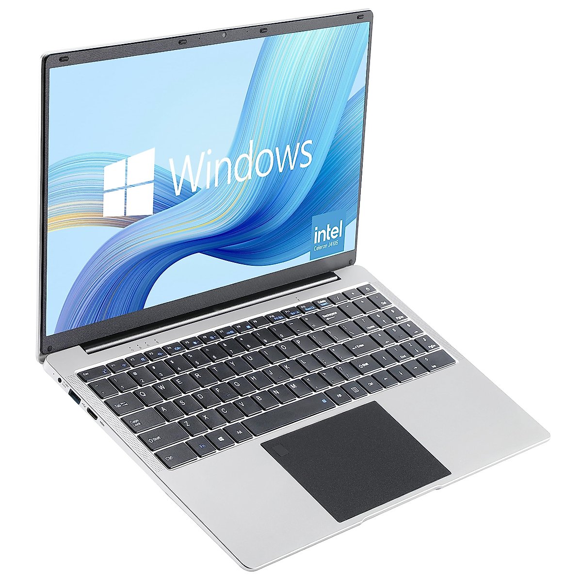 KBJPADS 15.6 Inch Laptop Computer,Intel CeleronJ4105 Processor, 6GB DDR4, 256GB SSD Storage, FHD IPS Screen(1920 * 1200) ，Quad Core Windows 10 Laptop,Thin & Light Laptop 4000mAh Battery 2.4G/5G WiFi
