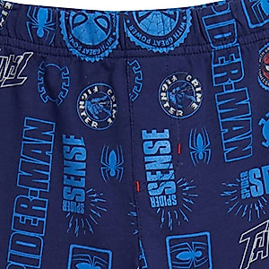 Marvel Avengers Spiderman Toddler Boys T-Shirt and French Terry Shorts Set 5T