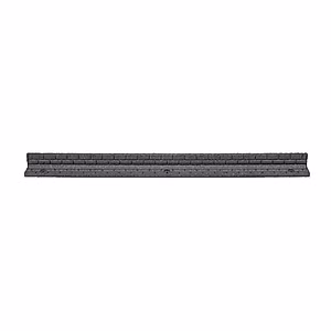 Rubberific Flexible Rubber L Shape Landscape Brick Face Edging Border for Gardens, Lawns, and Landscaping - 6 Pack (Gray)