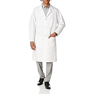 Red Kap Men's Exterior Pocket Lab Coat, White, Medium