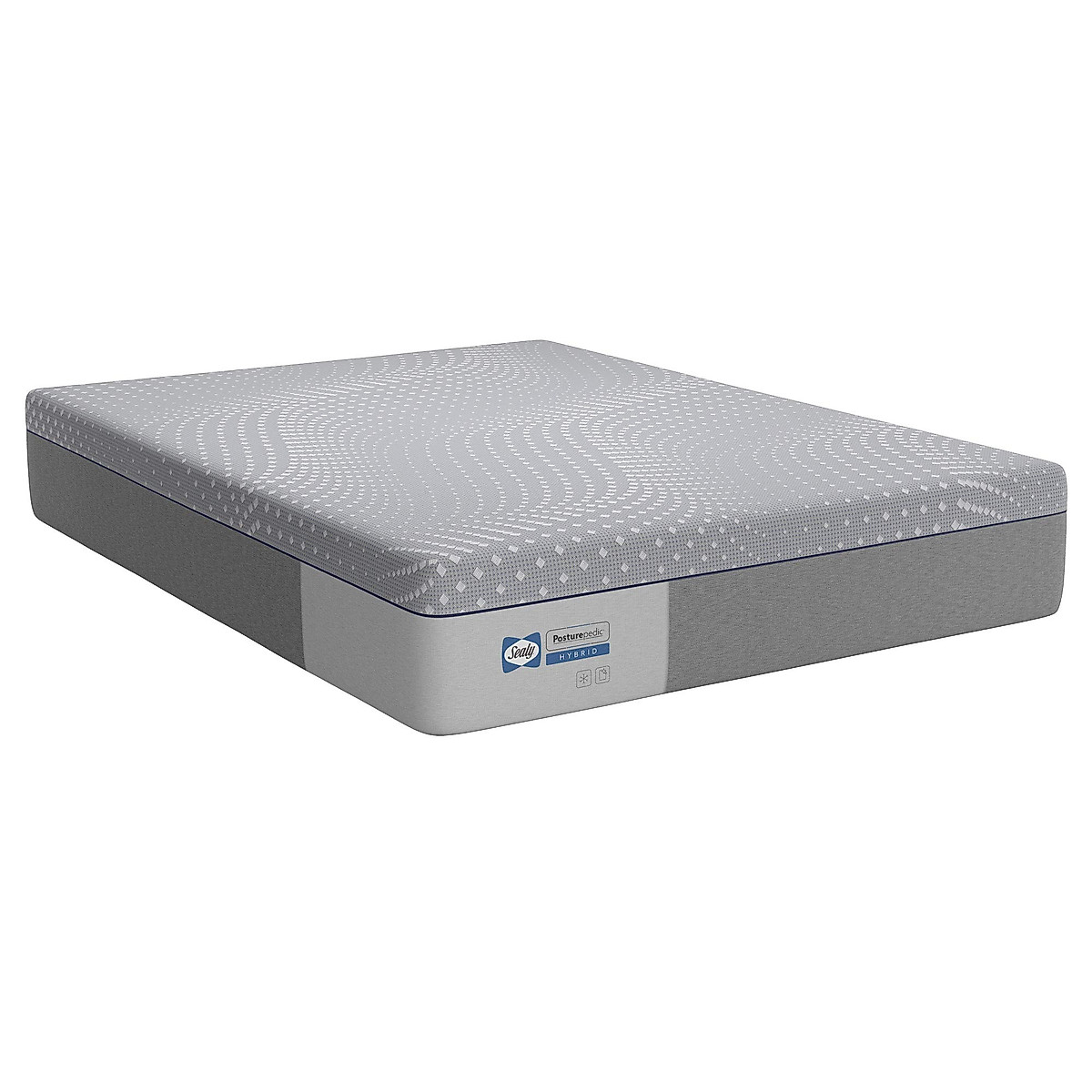 Sealy Posturepedic Hybrid Lacey Soft Feel Mattress and 9-Inch Foundation, Queen