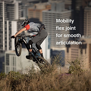 100% Teratec Mountain Biking Knee Pad - MTB & BMX Protection - Ultralight Nylon Slip On Sleeve with Built in Padding