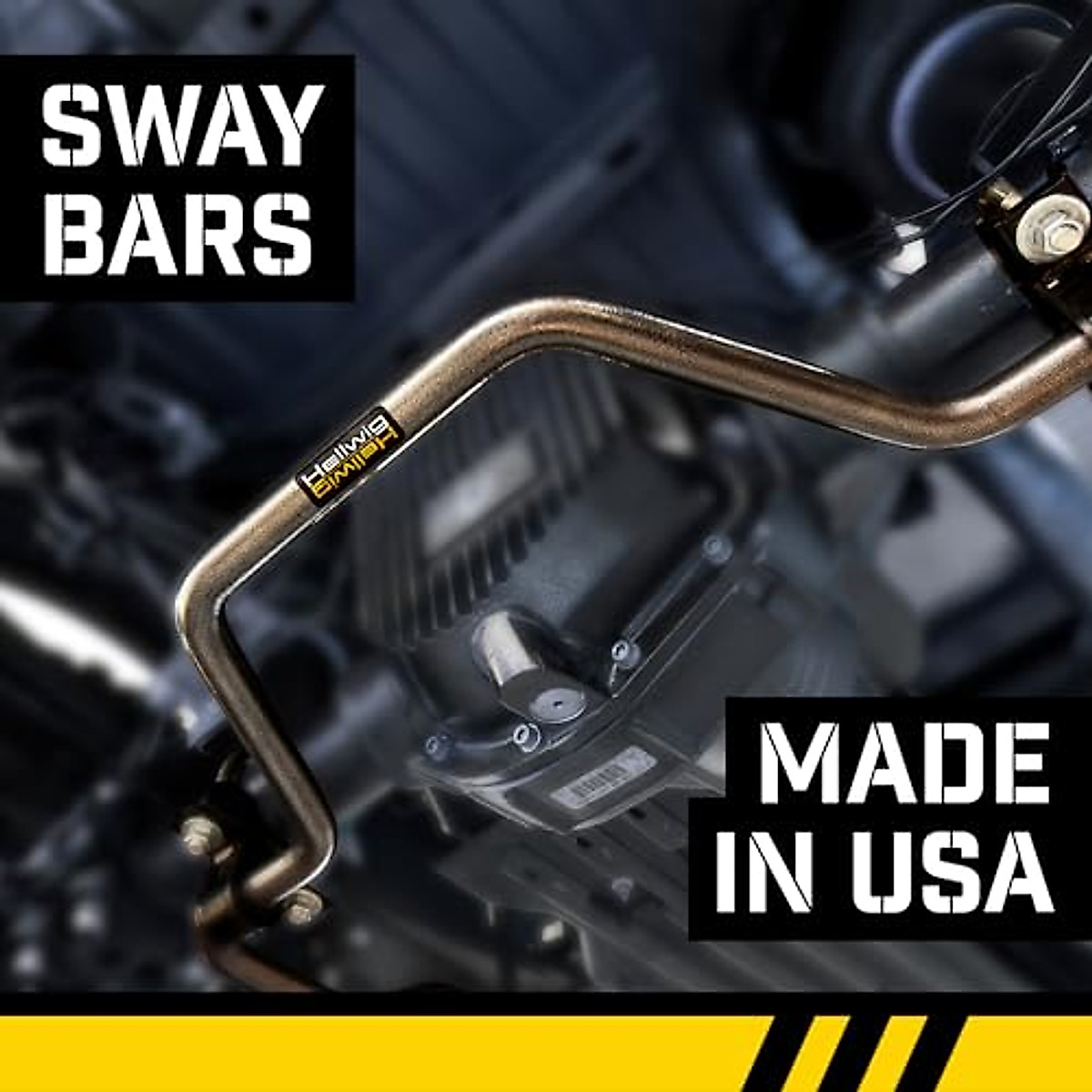 Hellwig 7743 Solid, Heat Treated Chromoly, 1" Rear Sway Bar