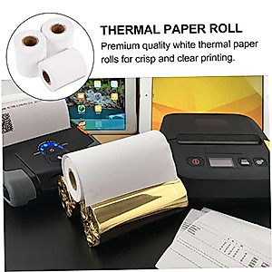 PLAFOPE 5 Rolls Rolls Glasses optometry paper lables tabs pos receipt paper thermal shipping labels thermal labels thermal view paper print paper thermal paper computer white tester