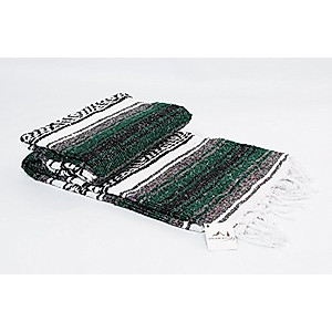 Mexican Beach Artisan Made Blanket Throw 4.6ft X 6.6ft Throw Yoga Roll Sanyork (Tm)000011