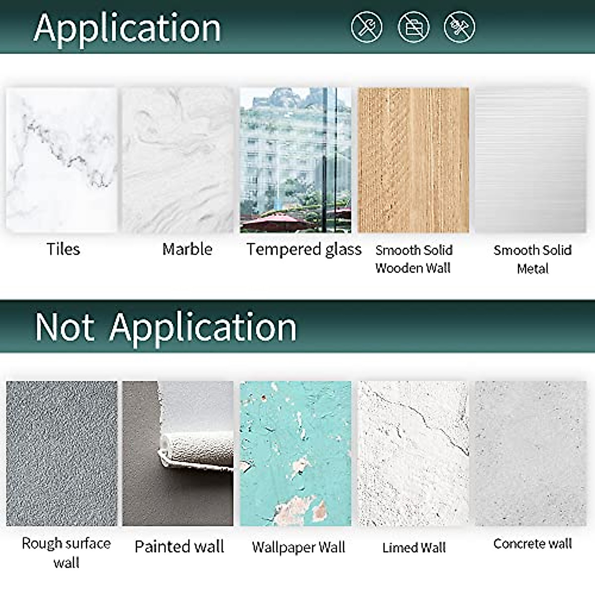 Lulofun Shower Caddy Basket Shelf with Hooks, Kitchen Bathroom Toilet Traceless Adhesive Storage Organizer for Shampoo Razors, Rustproof SUS304 Stainless Steel No Drilling Rack