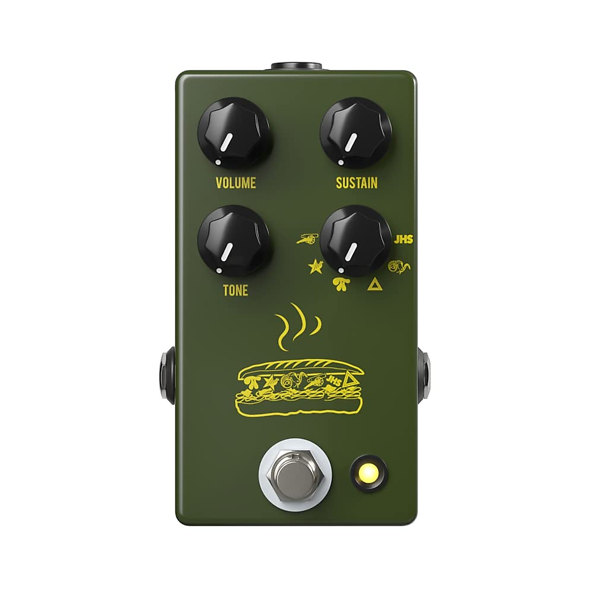 JHS Pedals JHS Muffuletta Fuzz, Army Green, (MFG)