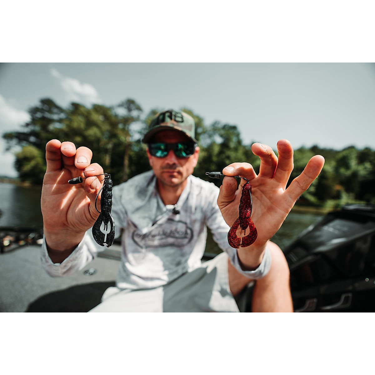 MONSTERBASS Gold Series Box Filled with Premier Bass Fishing Lures & Tackle (5+ Baits with Bonus Items). Excellent Bass Fishing Kit to Upgrade Your Bass Fishing Tackle Setup