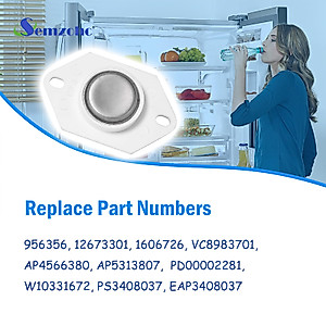 C8983701 Refrigerator Thermistor Sensor Compatible with Viking Refrigerator 36511-P1121603W, 36511W-P1121603WW 36518L-P1121604WL 36518-P1121604W 36521-P1121601W - Replaces AP5313807, 956356