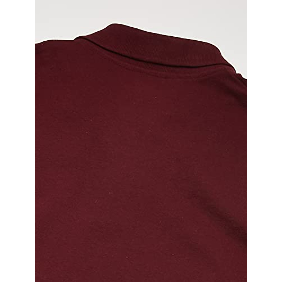 Dickies Men's Short Sleeve Pique Polo, Burgundy, Medium