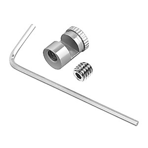 A.I.FORCE 2 Packs Thumb Stud for Buck 110 Folding Knife, Universal Replacement Thumb Button for Folding Hunting Knives Blade Thickness 2.5mm to 3mm, with Hex Wrench (Sliver)