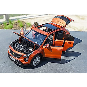 Models Vehicle Replica Car 1 18 Fit for Cadillac XT4 SUV Simulation Model Car Metal Diecast Minicar Scale Model Collectibles Souvenir Collectible Gift 2023 2024 (Color : White)