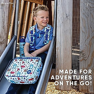 Simple Modern Disney Pixar Kids Lunch Box for Toddler | Reusable Insulated Bag for Boys | Meal Containers for School with Exterior and Interior Pockets | Hadley Collection | Cars Kachow