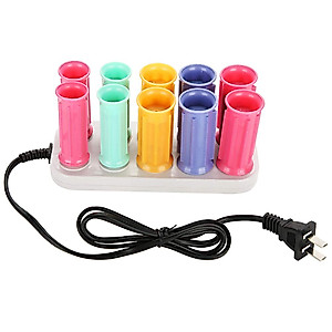 Travel Hot Rollers, Hot Rollers For Medium Hair Professional Electric Heated Roller Curling Roll Hair Tube Hair Styling Tool Compact Electric Hair Rollers