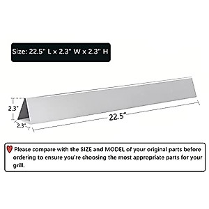 Leship 22.5" Flavorizer Bars Replace for Weber 7536 65903 Spirit 300 Series E310 E320 S310 S320,Spirit 700 Weber 900,Genesis Silver B C Genesis Gold B C Platinum B C Gas Grills