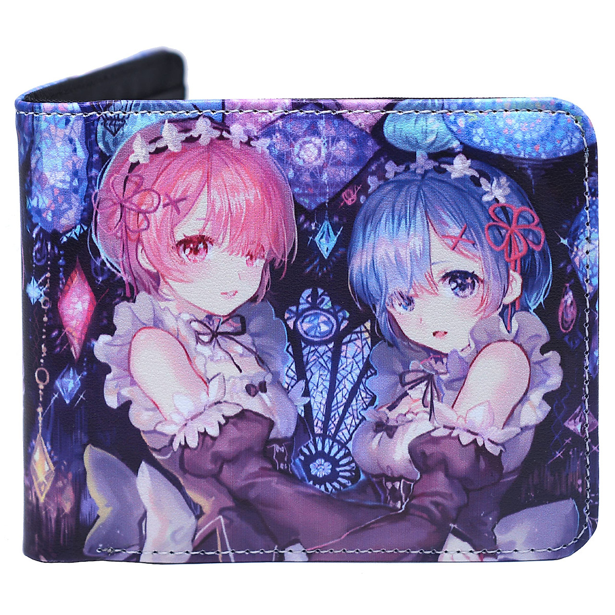 Amatensu Anime Characters Natsuki Subaru wallet Emilia wallet Ram wallet Rem wallet J