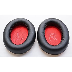 V-MOTA Earpads Compatible with Soundcore Anker Life Q10 / Q10bt Wireless Headset,Replacement Cushions Repair Part (Black+Red)