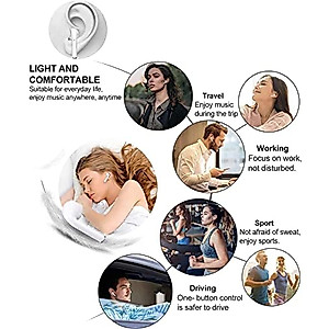 Wireless Earbuds, Bluetooth Earbuds Touch Control Stereo Sound Bluetooth Headphones with Mic, 35H Playtime IPX7 Waterproof Wireless Ear Buds with Type C Charging Case for airpod iPhone Android iOS