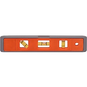 Johnson Level & Tool 7500M Magnetic Structo-Cast Torpedo Level, 9", Orange, 1 Level