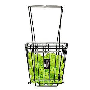 Oncourt Offcourt Picklehopper 60 - Pickleball Basket | Holds and Picks Up 60 Balls | EZ Glide Bar Provides Effortless Ball Pick-Up | No Tool Assembly | Picks Up All Types of Pickleballs