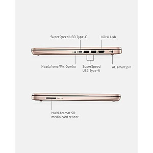 HP 14 Laptop, Intel Celeron N4020, 4 GB RAM, 64 GB Storage, 14-inch Micro-Edge HD Display, Windows 10 Home, Rose Gold (Renewed)