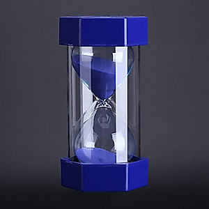 Sandglass,Sand Timers Hourglass Timer Colorful Sand Glass Hourglass 3/10/20/30/60 Minutes Timer Clock Home Office Decor Gift(60 mins)