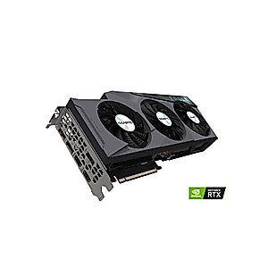 Gigabyte GeForce RTX 3090 EAGLE OC 24G Graphics Card, 3x WINDFORCE Fans, 24GB 384-bit GDDR6X, GV-N3090EAGLE OC-24GD Video Card