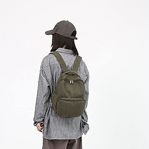 DINGZZ Fashion Ladies Canvas School Backpack Travel Student Bag Male Female College Small Backpack (Color : E, Size : 27 * 12 * 33CM)