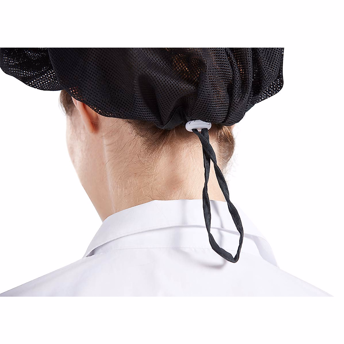 Nanxson 3pcs Chef Hat Kitchen hat Food Service Hair Nets Cooking Chef Cap CF9060 (Black, 3)