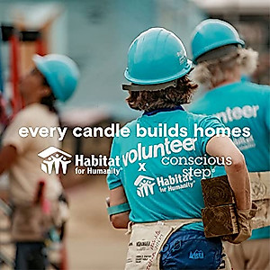 Conscious Step Natural Beeswax Scented Handmade Candle Gifts That Give Back | Cinnamon Sugar I 100% Natural, Non Toxic, Long Lasting | Every Candle Builds Homes